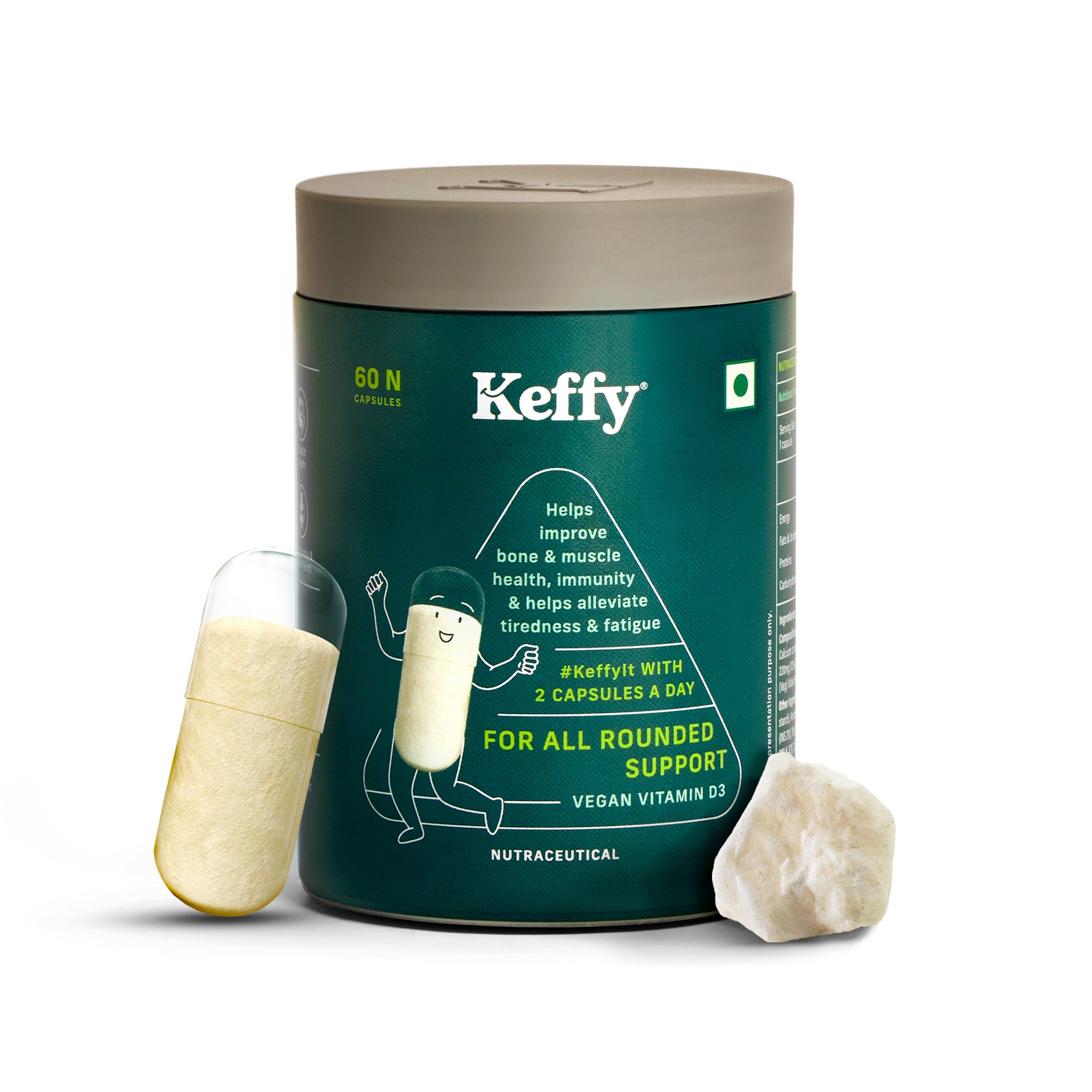Keffy's Nutritional Supplements - MultiVitamin Capsules for Men and Women
